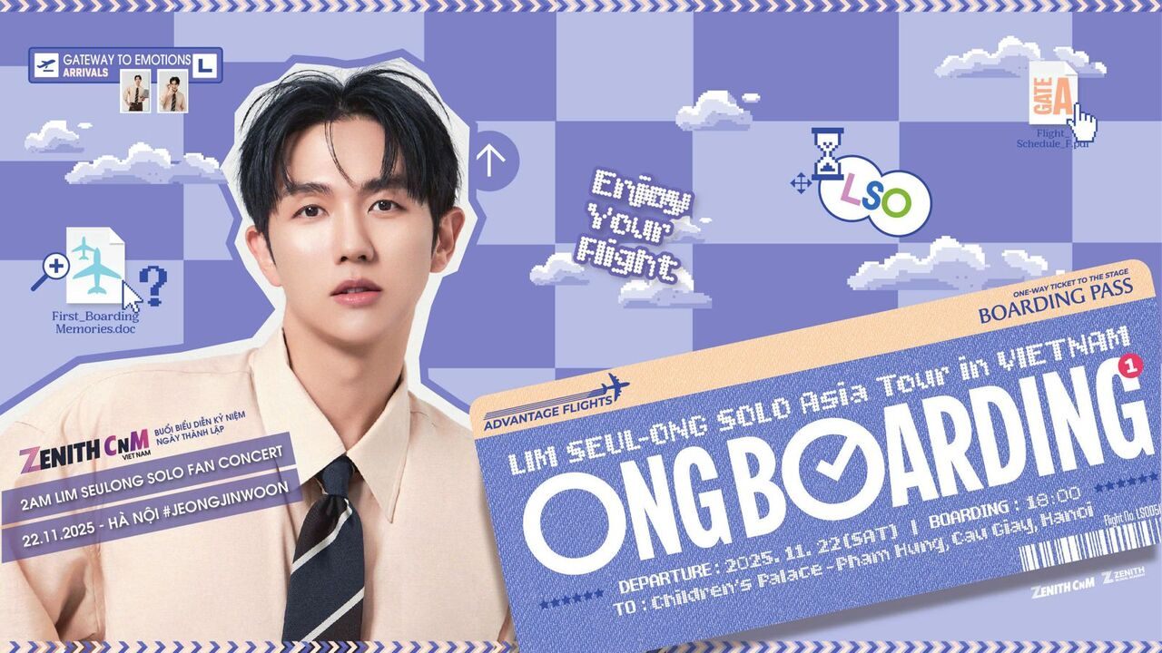 [ONG BOARDING] 2025 LIM SEUL-ONG SOLO FAN CONCERT IN VIETNAM | Ticketbox