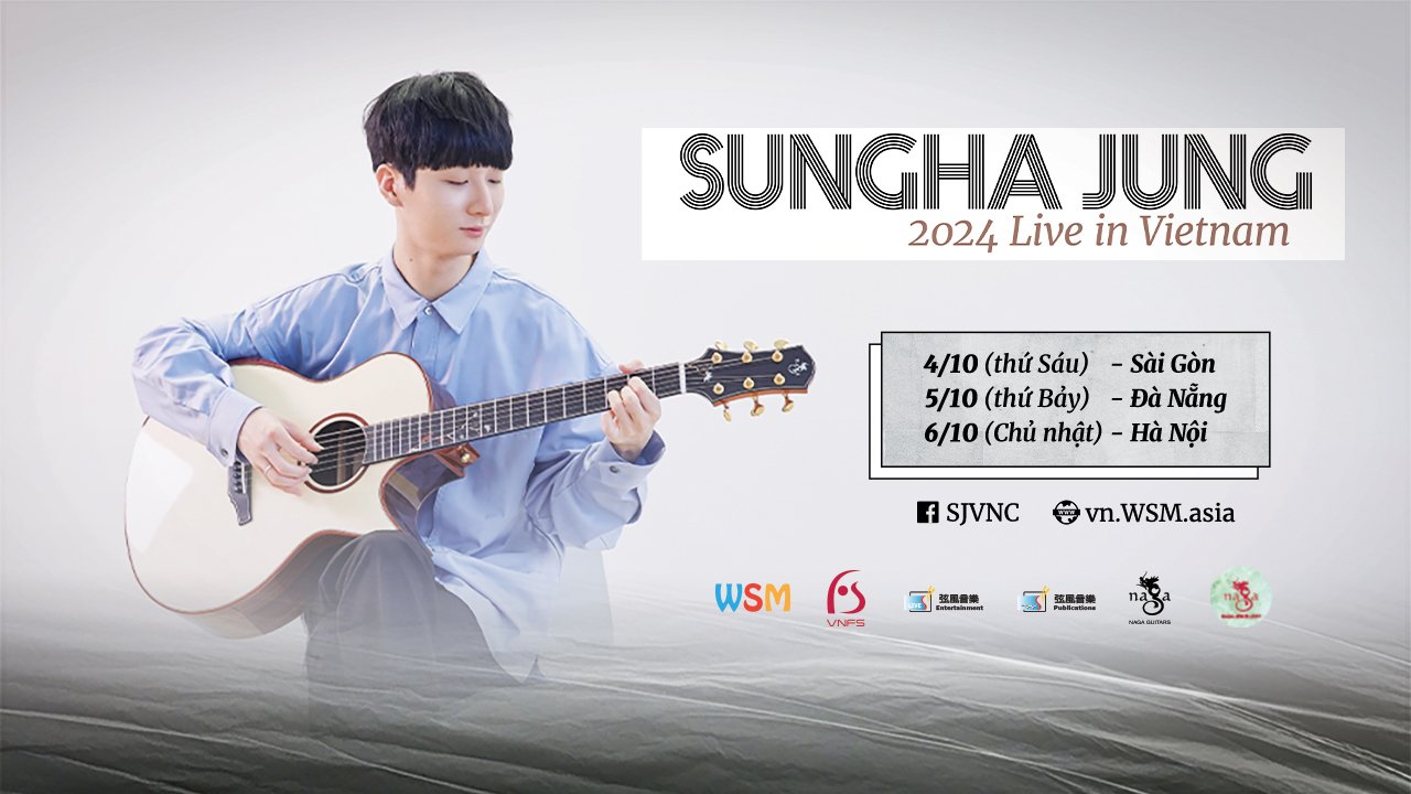 [ĐÀ NẴNG] SUNGHA JUNG LIVE IN VIETNAM 2024 | Ticketbox