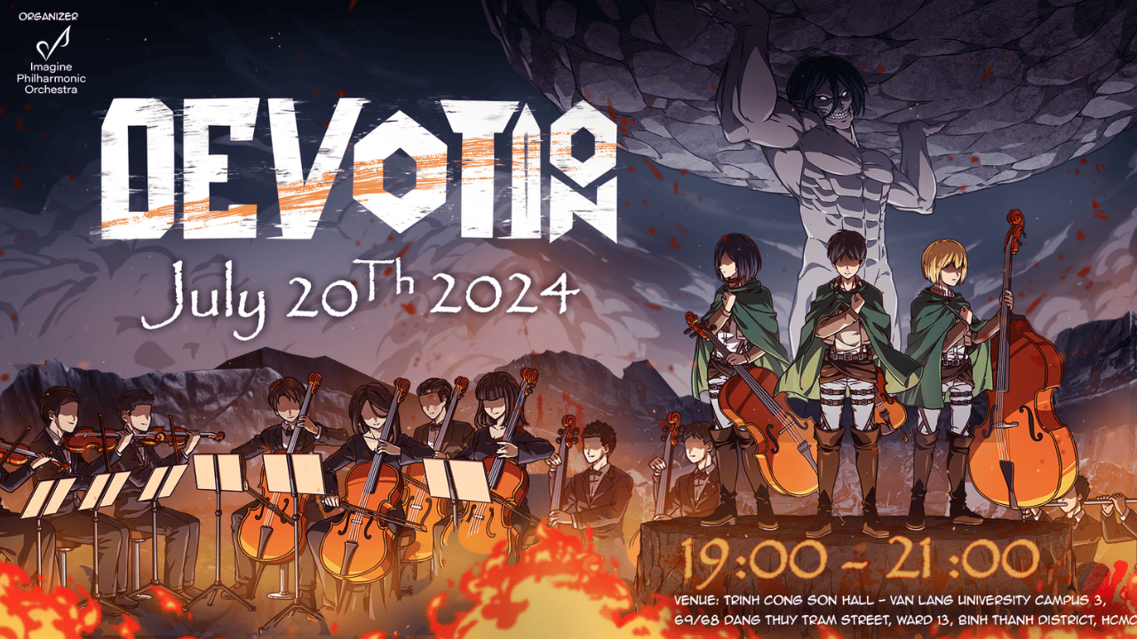 HOÀ NHẠC GIAO HƯỞNG CHỦ ĐỀ ATTACK ON TITAN "DEVOTION" - LIVE SYNPHONIC ORCHESTRA | Ticketbox