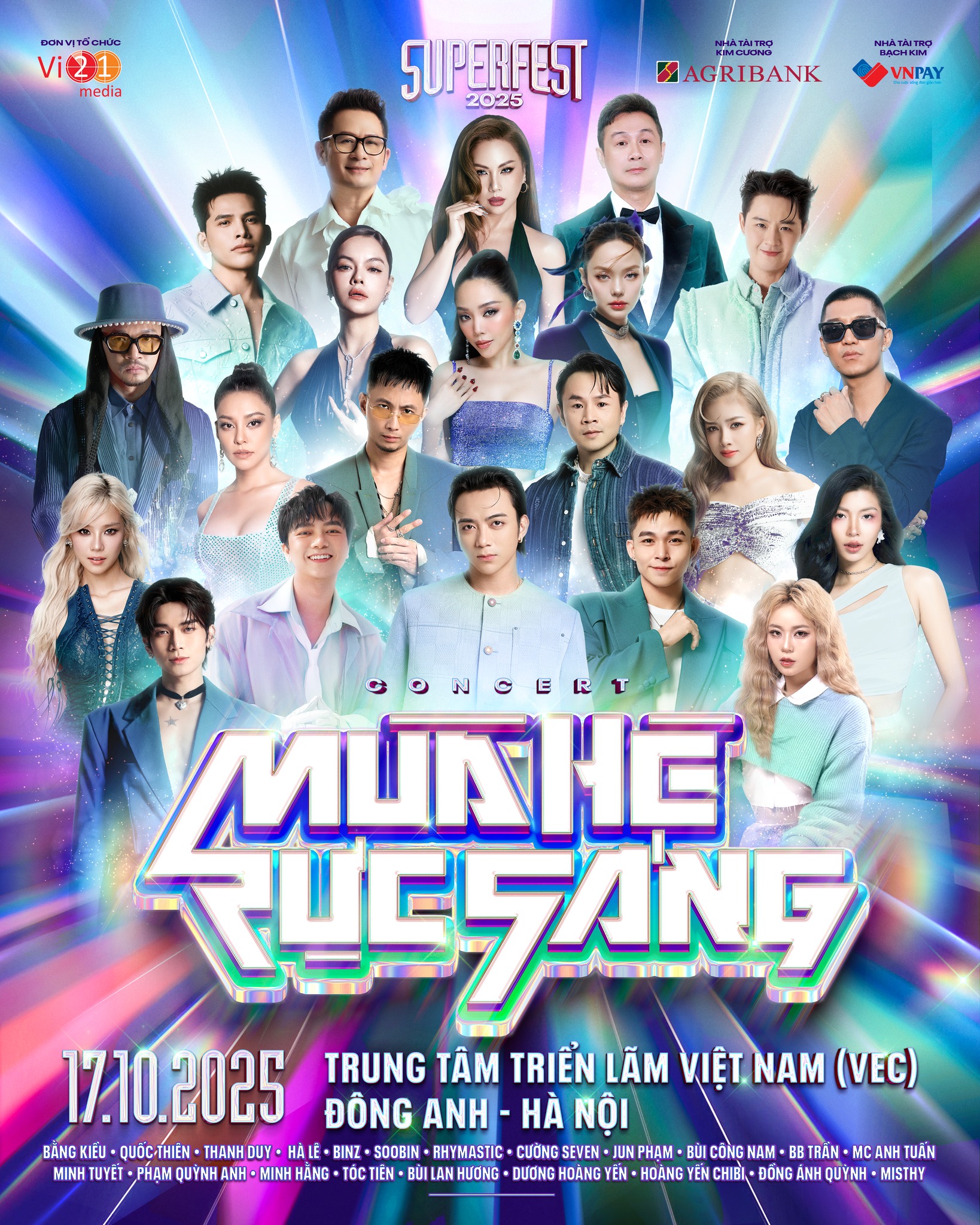 SUPERFEST 2025 - Concert Mùa Hè Rực Sáng | Ticketbox