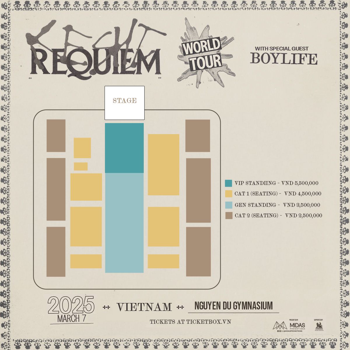 "REQUIEM WORLD TOUR" FEATURING KESHI | Ticketbox