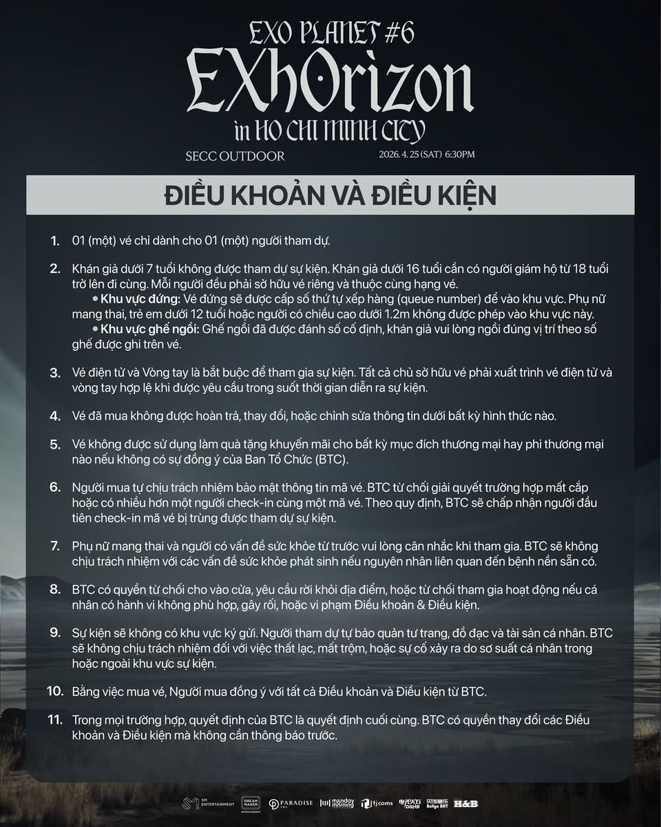 EXO PLANET #6 - EXhOrizon in HO CHI MINH CITY | Ticketbox