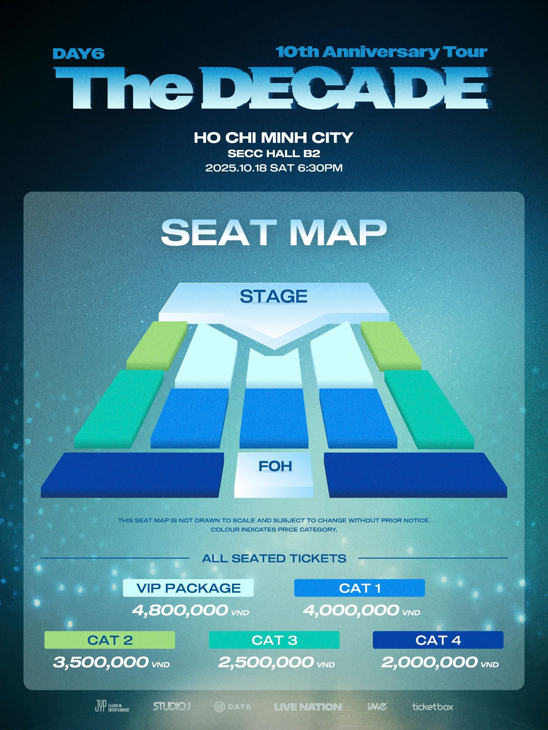 DAY6 10th Anniversary Tour in HO CHI MINH CITY | Ticketbox