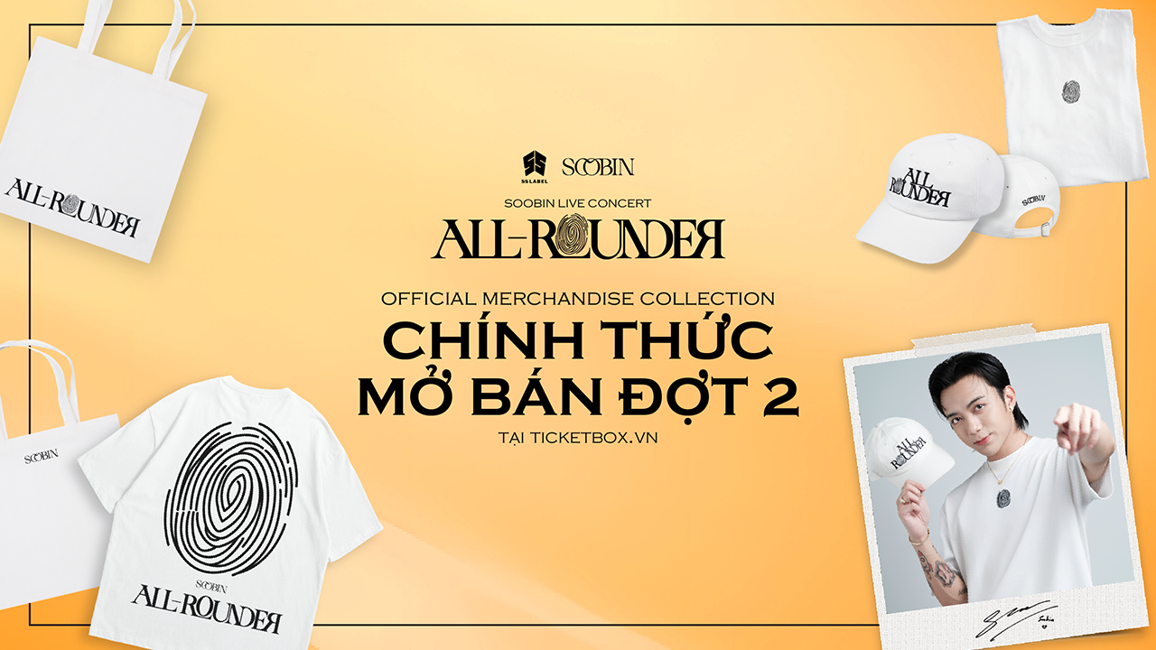 [2nd Launch] SOOBIN LIVE CONCERT: ALL-ROUNDER | OFFICIAL MERCHANDISE ...