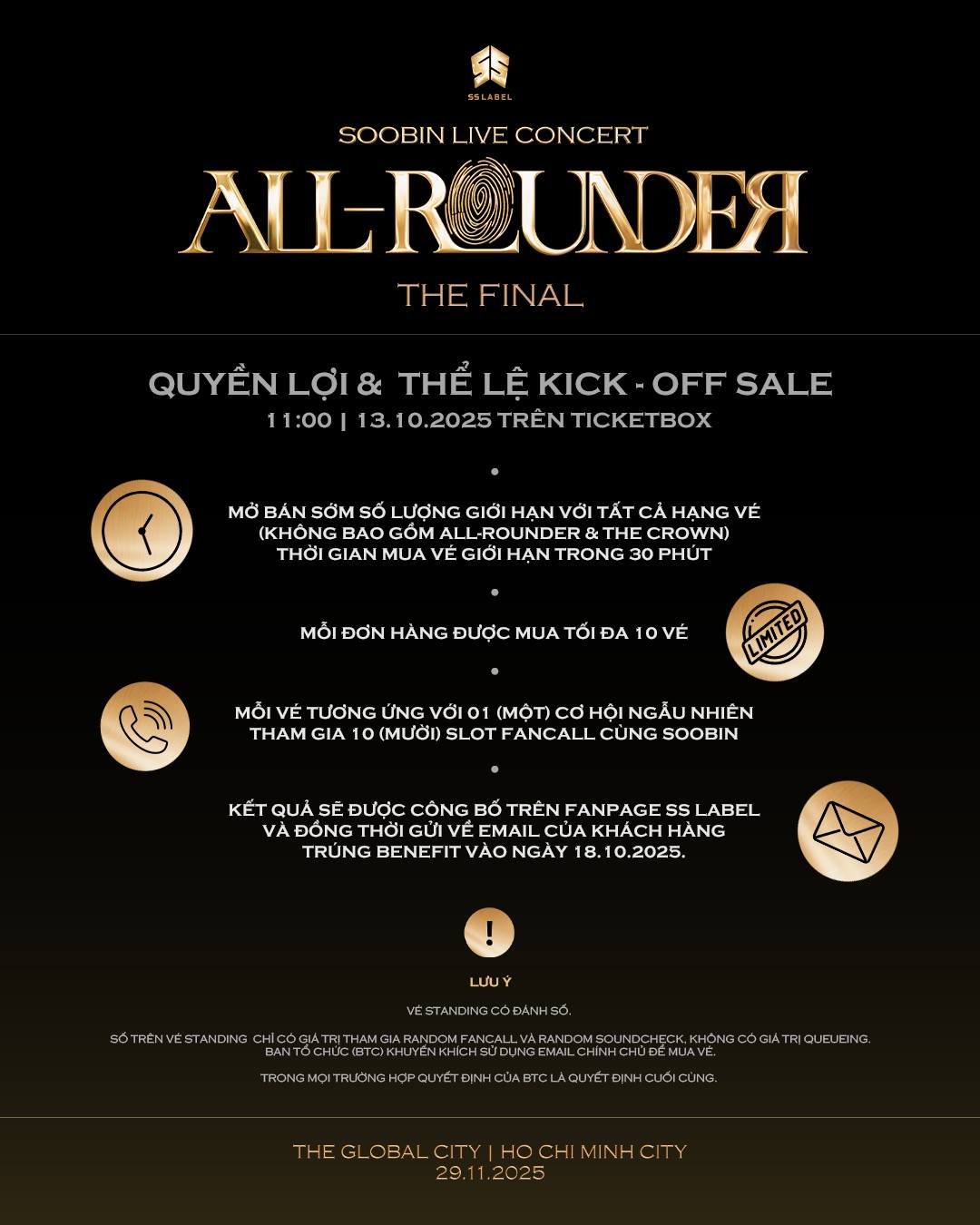 SOOBIN LIVE CONCERT: ALL-ROUNDER THE FINAL | Ticketbox