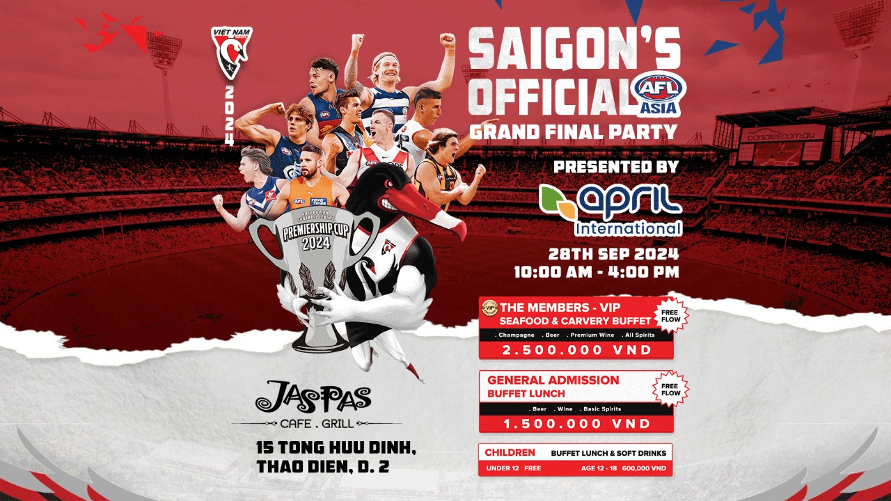 Vietnam Swans AFL Grand Final Party | Ticketbox