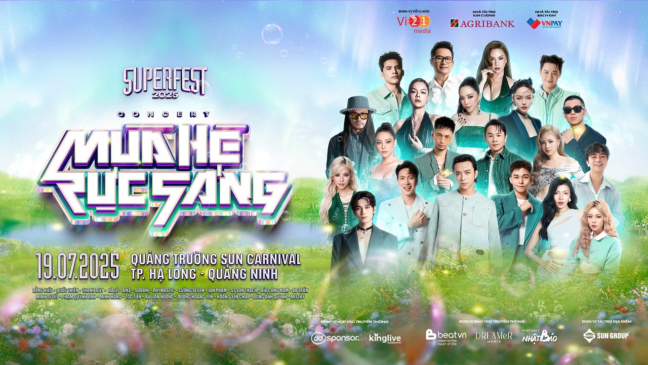 SUPERFEST 2025 - Concert Mùa Hè Rực Sáng | Ticketbox