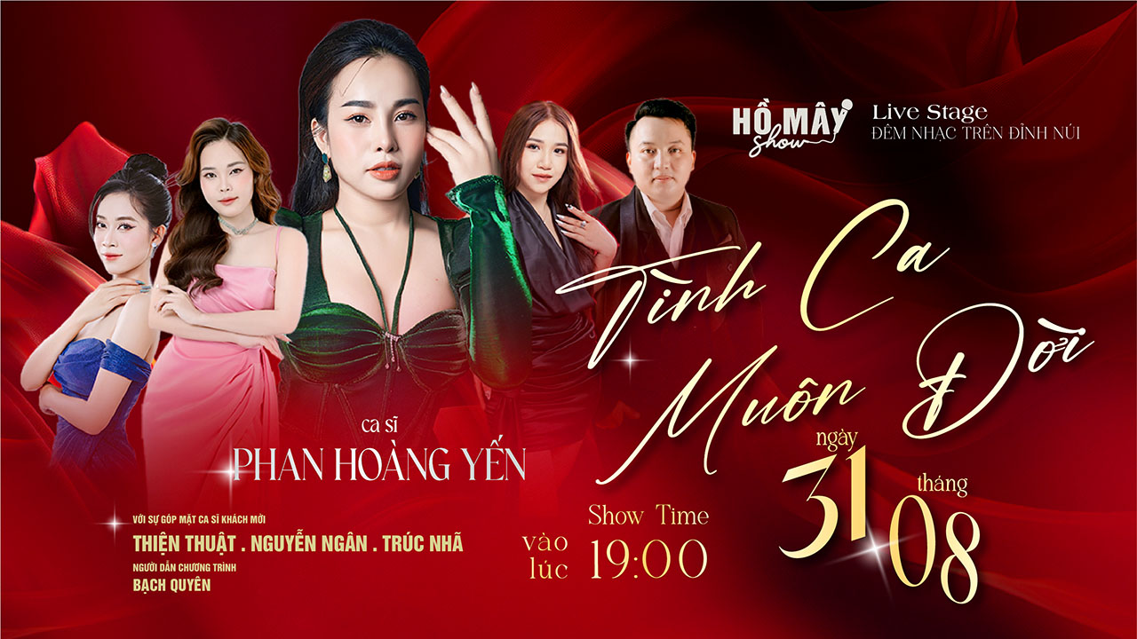 31.08 | HỒ MÂY SHOW | PHAN HOÀNG YẾN | MINI LIVE SHOW | SÂN KHẤU TRÊN ...