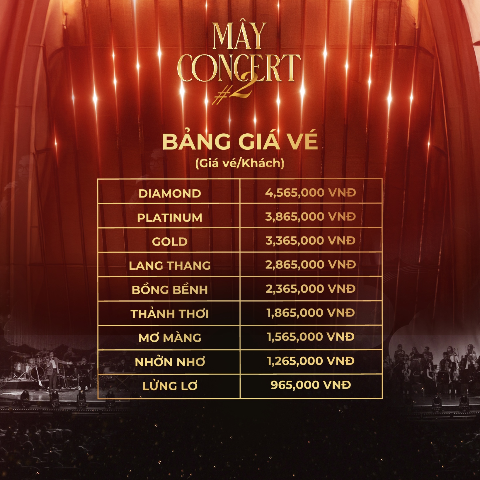 04.01 : MÂY CONCERT #2 IN HANOI - THE DUETS | Ticketbox
