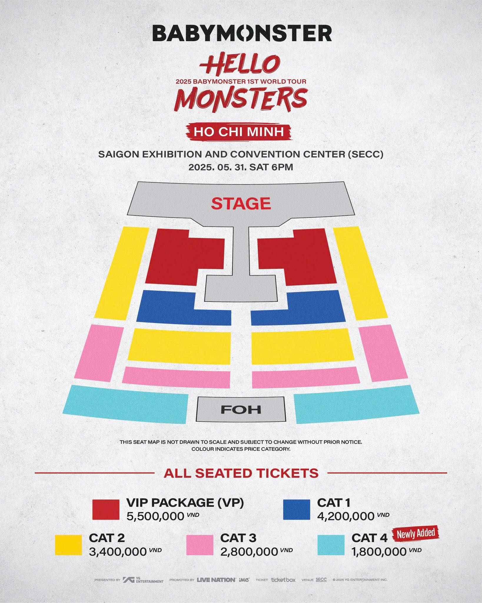 2025 BABYMONSTER 1st WORLD TOUR IN HO CHI MINH | Ticketbox