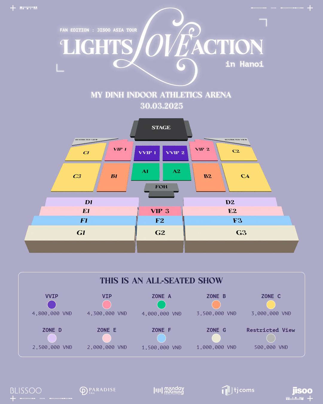 2025 JISOO ASIA TOUR: "LIGHTS, LOVE, ACTION!" IN HANOI | Ticketbox