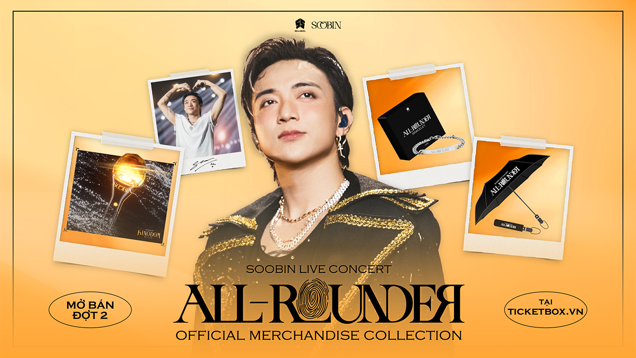 [2nd Launch] SOOBIN LIVE CONCERT: ALL-ROUNDER | OFFICIAL MERCHANDISE ...