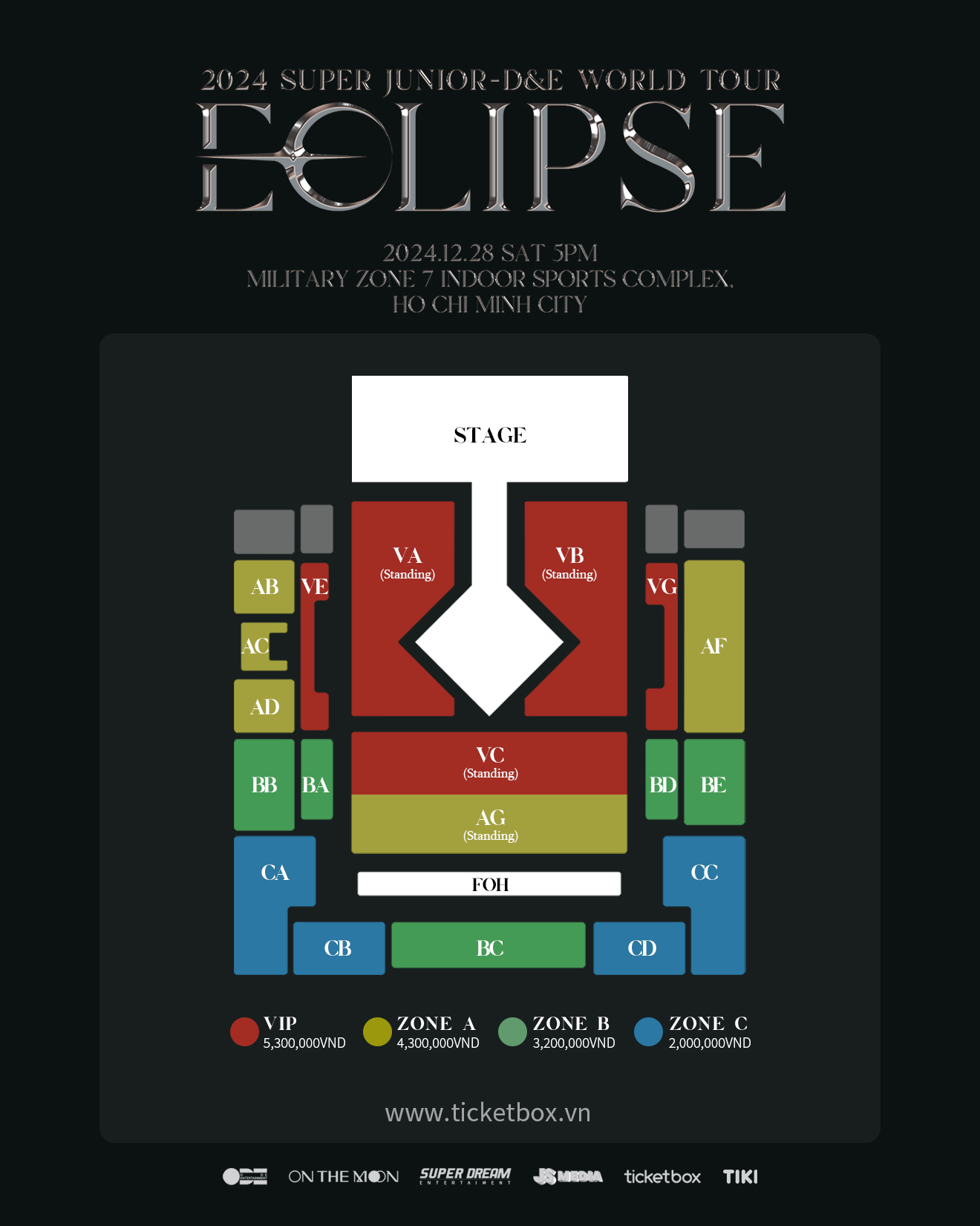 2024 SUPER JUNIOR-D&E WORLD TOUR : ECLIPSE in HO CHI MINH CITY | Ticketbox