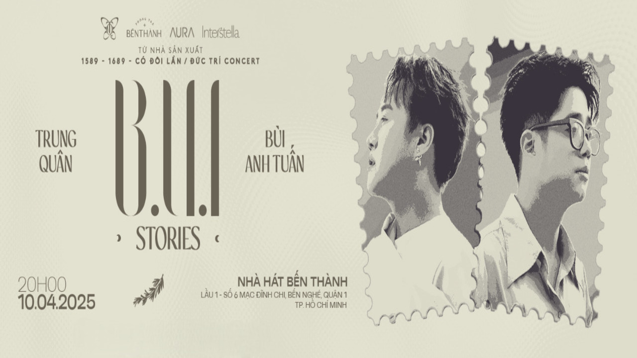 [MINISHOW] B.U.I STORIES - Trung Quân & Bùi Anh Tuấn | Ticketbox