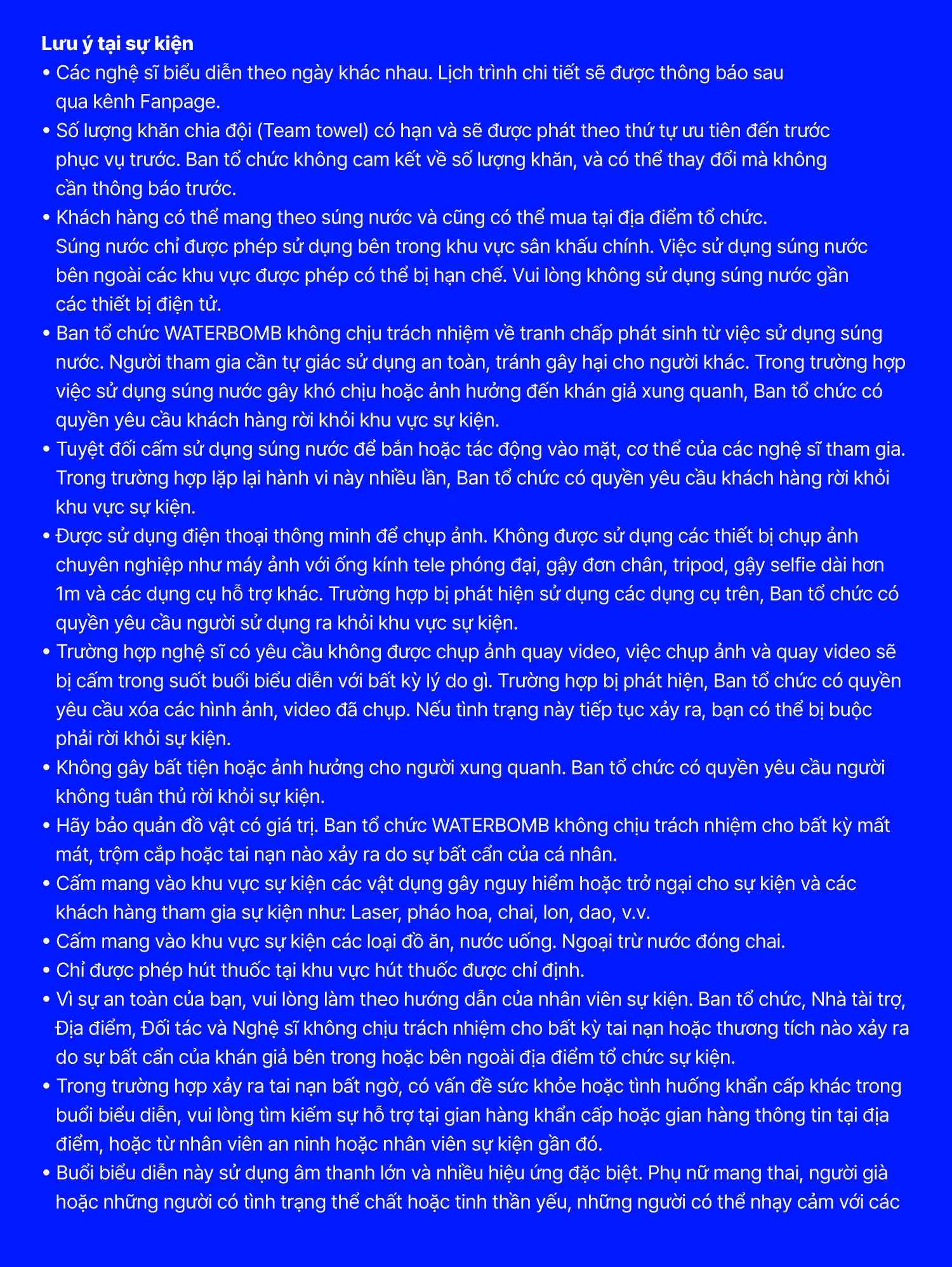 Waterbomb Ho Chi Minh City 2025 | Ticketbox