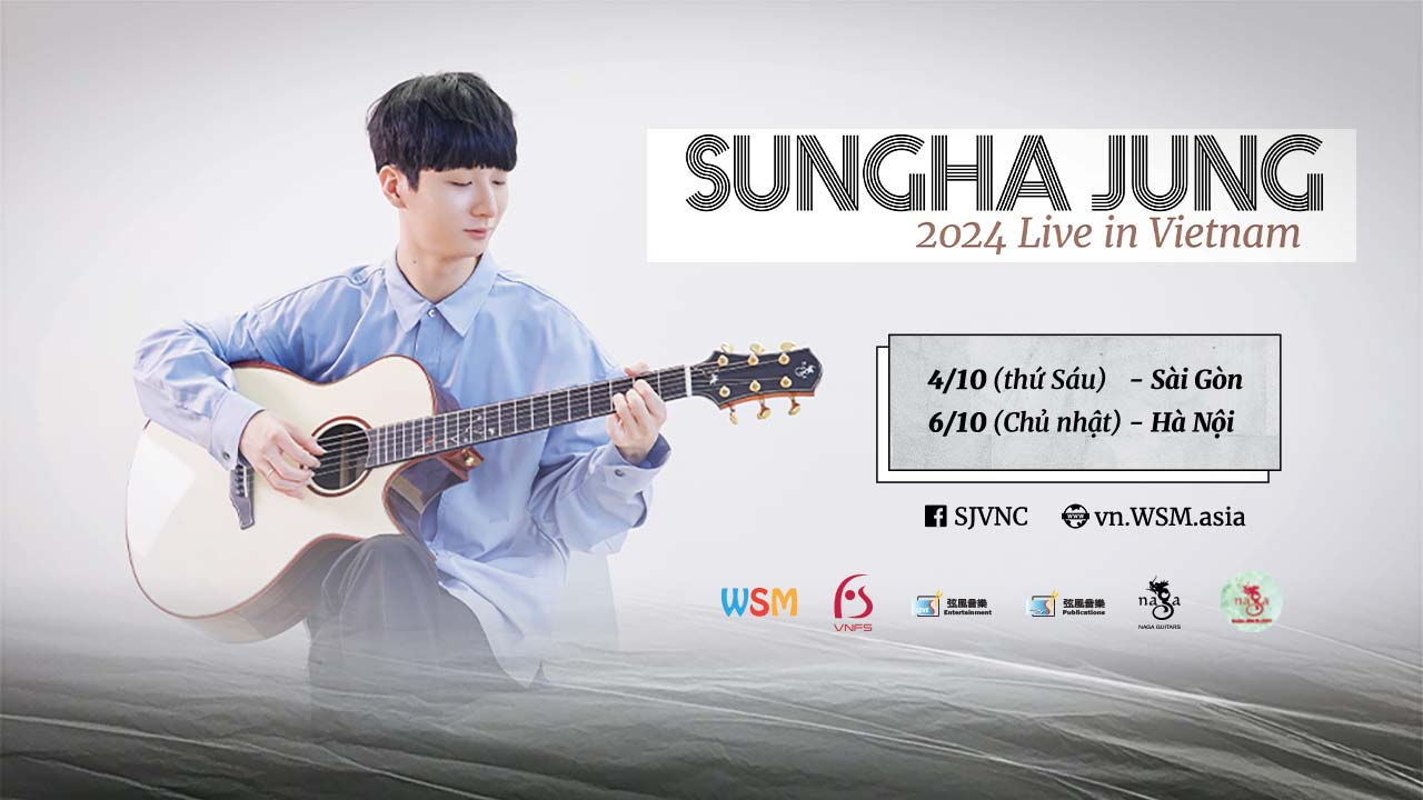 [HÀ NỘI] SUNGHA JUNG LIVE IN VIETNAM 2024 | Ticketbox