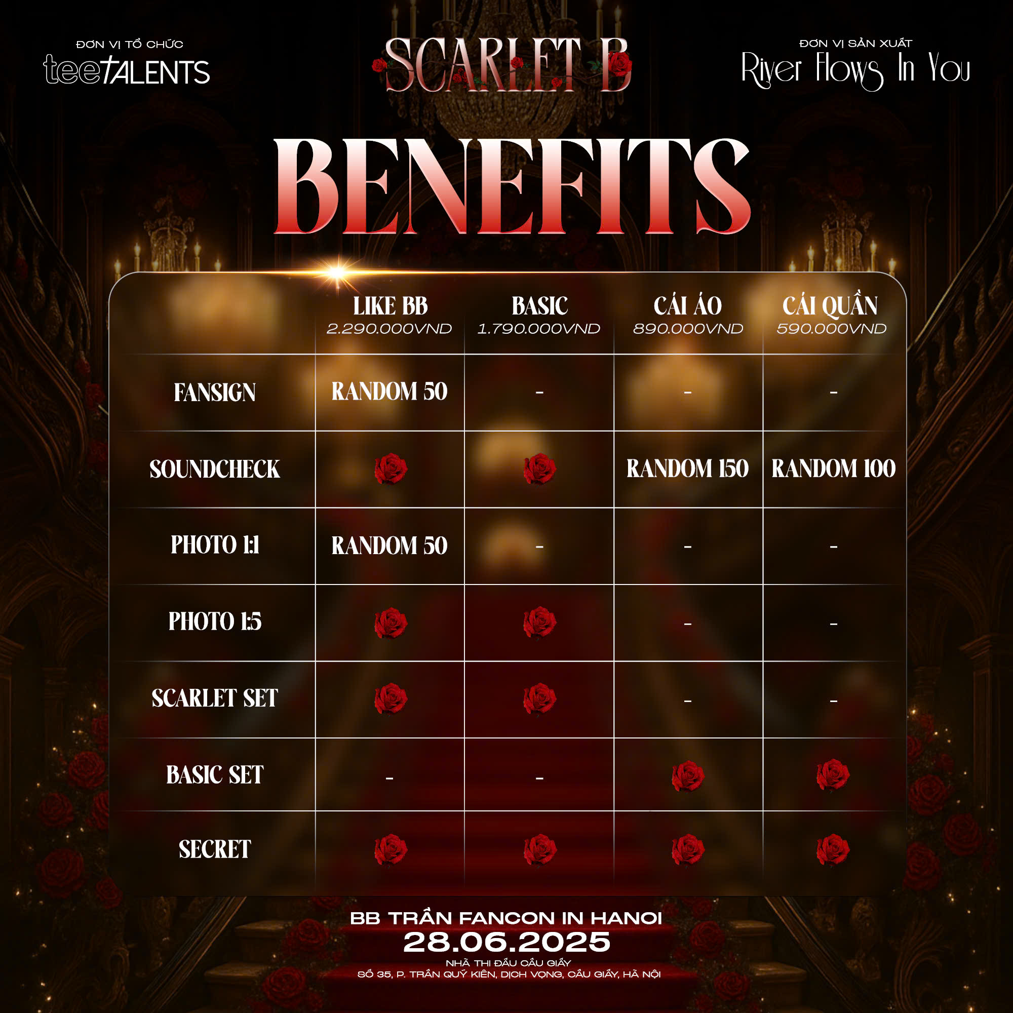 SCARLET B - BB TRẦN FANCON IN HANOI | Ticketbox